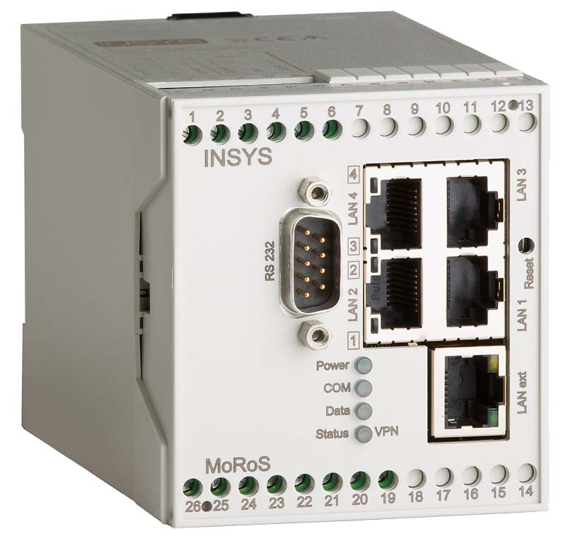 Router LAN-LAN Modul, NAT/VPN MoRoS LAN 2.2 PRO von INSYS locks