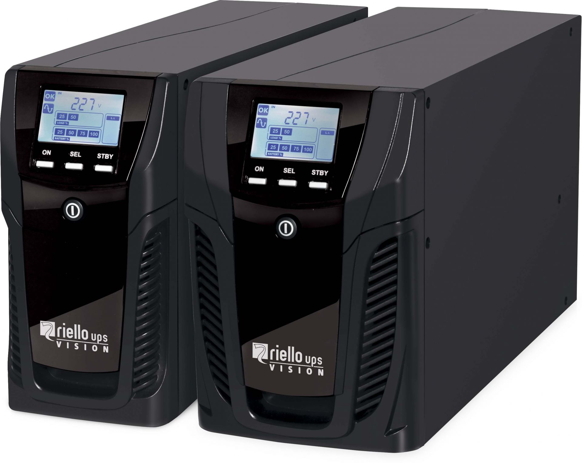 Line-Interakt. USV-Anlage Vision 800-2000 VA VST 800 von Riello UPS